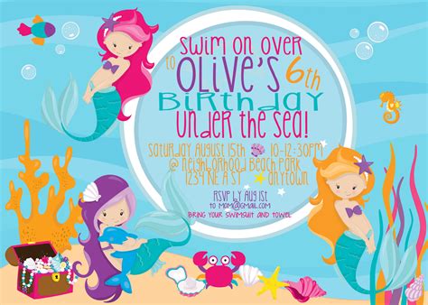 Miss Os Mermaid Themed 6th Birthday Party • Jeni Ro Designs