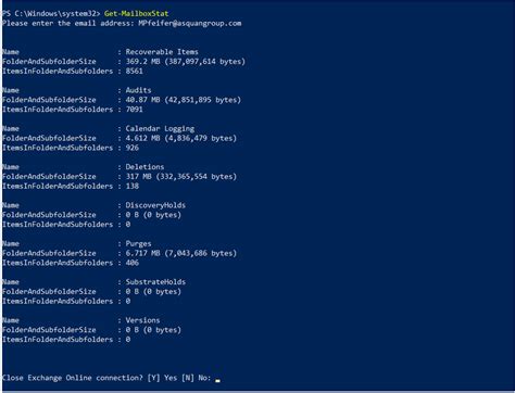 How To Extract The Mailbox Size Using PowerShell