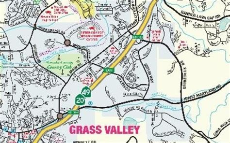 Grass Valley California Map