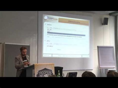 Troopers Talk Injecting Evil Code In Your Sap J2ee Systems From