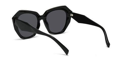 Shine Cat Eye Black Sunglasses For Women Lensmart