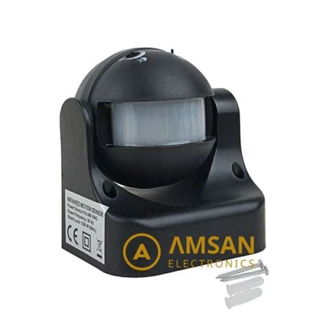 Jual Sensor Gerak Pir Motion Detector Ip44 Infrared Motion Sensor 220v 180 Putih Di Seller