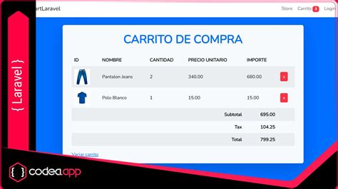 ¿cómo Crear Un Carrito De Compras En Laravel 〖2024〗 Laravel