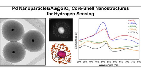 Pd Nanoparticlesausio2 Coreshell Nanostructures For Hydrogen Sensing