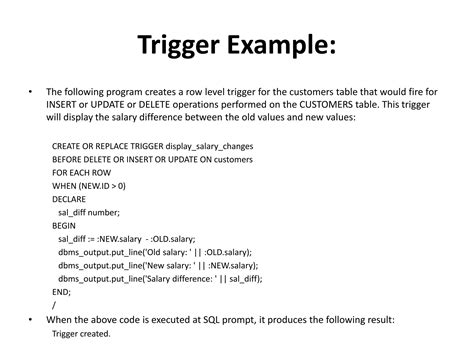 Plsql Triggers Pdf