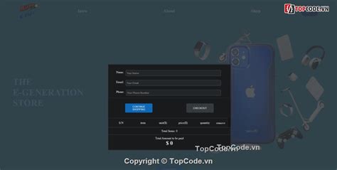 Web Thương Mại điện Tử được Xây Dựng Bằng Html Css Và Javascript