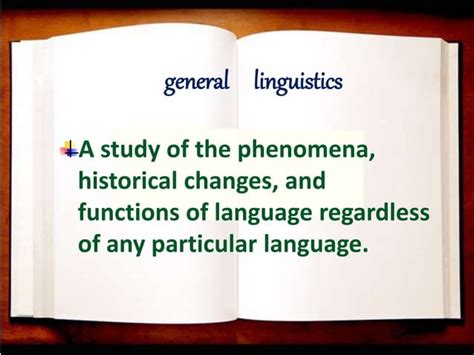 Subfields Of Linguistics Pptx Science