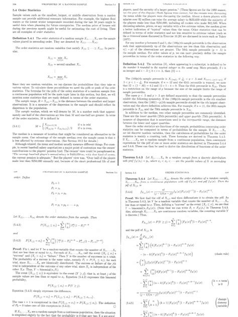 More On Order Statistics Pdf