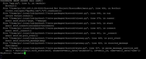 Random Crashes When Calling Run Function Issue Rapptz Discord Py Github