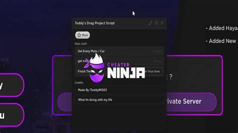 Drag Project Script Get Every Car Finish Time And More Cheat 2023 Cheaterninja