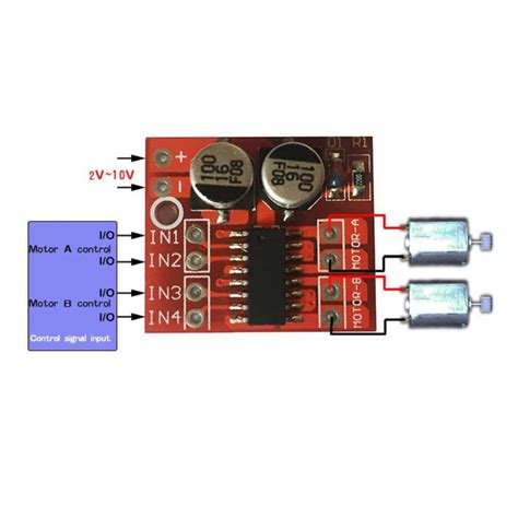 Mini Driver Motor Ponte H Dupla L298n Bit Maker Arduinos Módulos