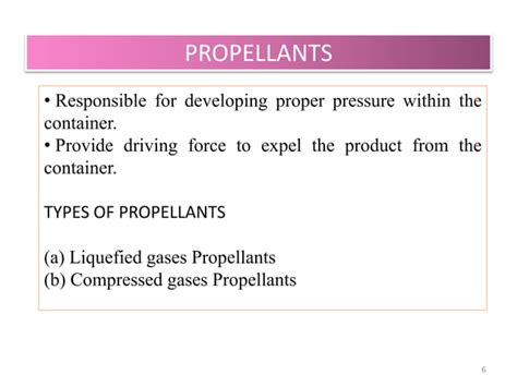 Propellants Pptx Lung And Respiratory Health Diseases And Conditions