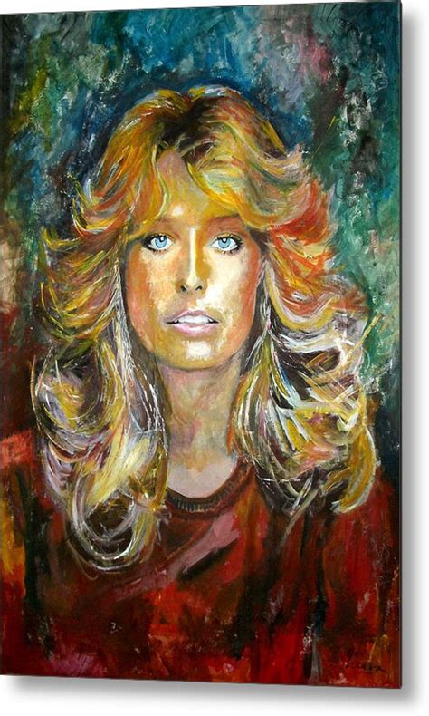 Poster De Farrah Fawcett Ten Slotte Farrah Fawcett 1947 2009 Het