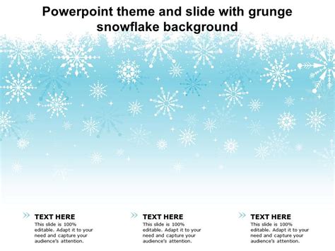 Snowflake Powerpoint Template