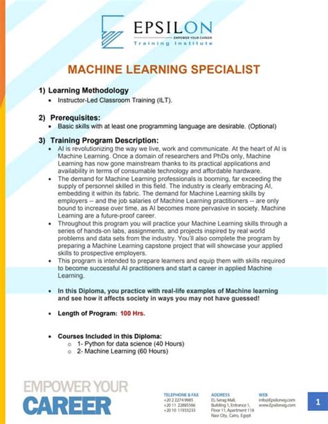 Certifications In Machine Learning And Ai Pdf