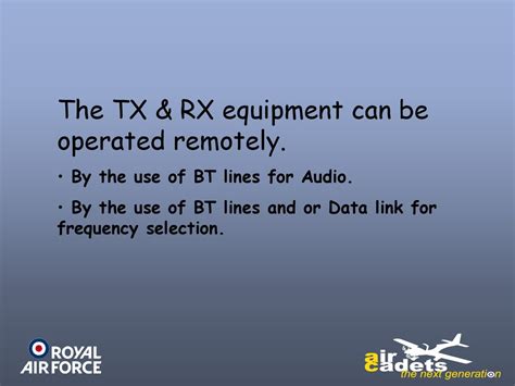 Cossor Radios Single And Multi Channel Radios Enable Voice Comms To From ATC To Aircraft Ppt