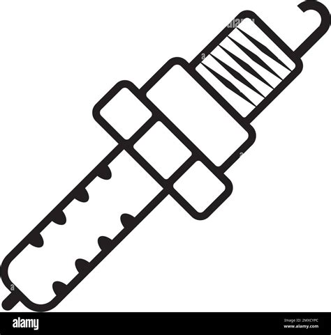 Spark Plug Icon Vector Concept Illustration For Design Stock Vector Image And Art Alamy