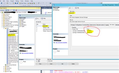 Sql Server How To Automate The Changes Of Parameters In Ssis Package