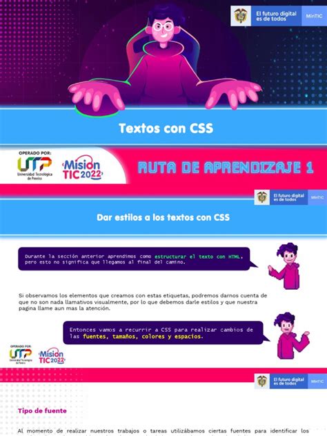 Clase 2 Textos Con Css Compressed Pdf Tipografía Html