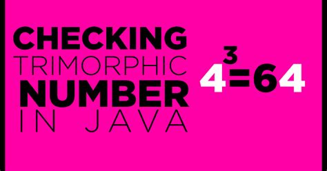 Trimorphic Number In Java