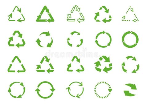 Reusable Round Arrows Elements Lifecycle Arrow Symbol Recycle Logo