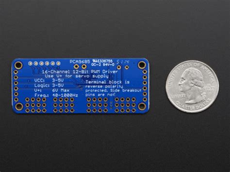 controladora adafruit 16 canales 12 bit pwm servo interfaz i2c