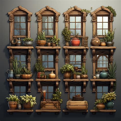 Premium Ai Image Window Game Assets