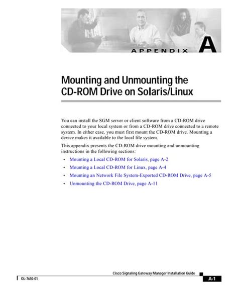 Cd Rom Mounting And Unmounting The Cd Rom Driver On Solaris Linux Pdf