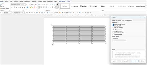 Stop Word From Splitting My Tables Microsoft Qanda