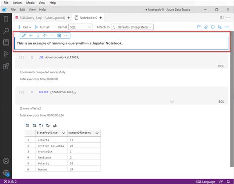 Azure Data Studio Export To Excel Csv Json Xml Charts Jupyter
