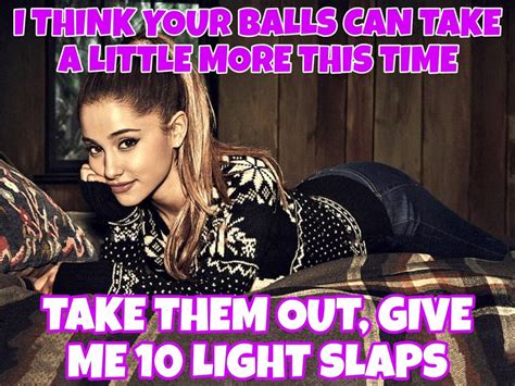 Ariana Grande Ballbusting Instructions Pt 3 R Femdomcbtcaptions