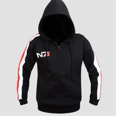 Mass Effect N7 Hoodie N7 Black Hoodie