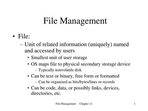 PPT File Management PowerPoint Presentation Free Download ID 4783745
