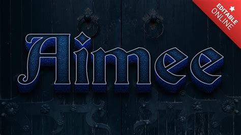 Aimee Viking Text Effect Generator