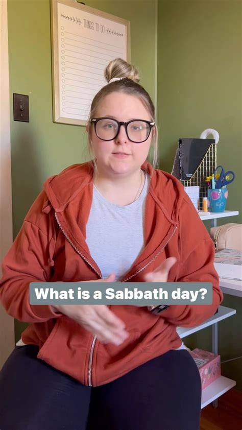 Seirra Rose A Sabbath Day Is No Longer Required But That Doesnt Mean It Isnt Beneficial The