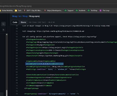 Assembly Version The Same For All Major Versions · Issue 5329 · Nlog