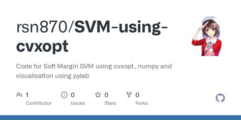Github Rsn870svm Using Cvxopt Code For Soft Margin Svm Using Cvxopt