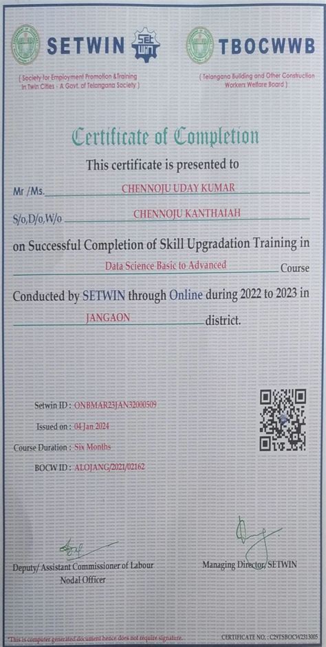 Completion Of Data Science With Python Course Uday Kumar Chennoju Posted On The Topic Linkedin