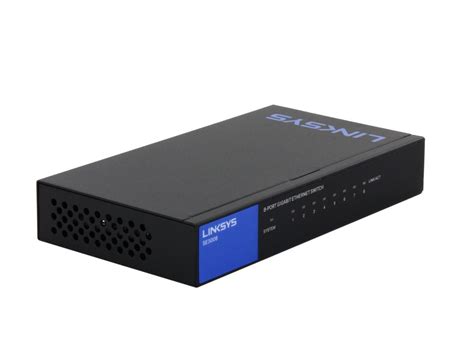 Linksys 8 Port Metallic Gigabit Switch SE3008 Newegg Com