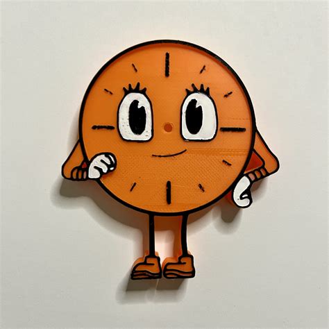 3d Printed Miss Minutes For 1 12 Scale Action Figures Craftgami