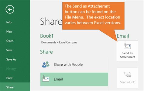 How To Email An Excel Spreadsheets Earn And Excel