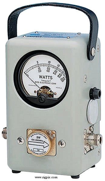 RigPix Database RF Measuring Gear Bird Thruline