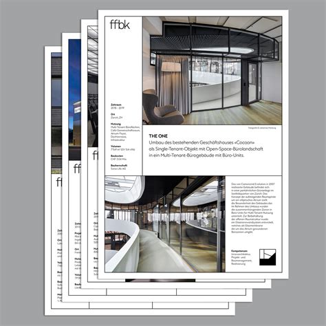 Fact Sheets Architectural Projects Behance