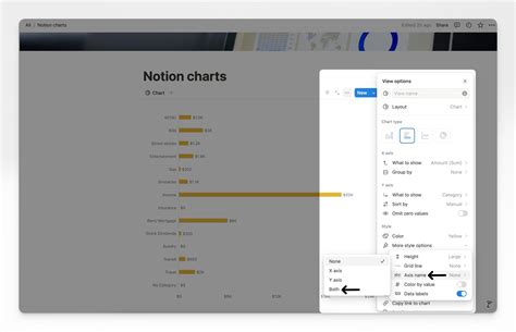 how to create a notion chart from database 6 simple steps