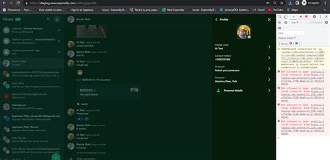 Paid Setting Console Error Appears And Avatar Is Broken When Uploading A Photo To