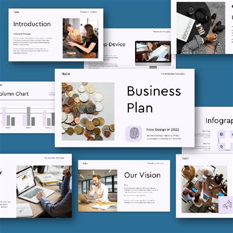 Шаблон презентации бизнес плана Nabe Biecom Market