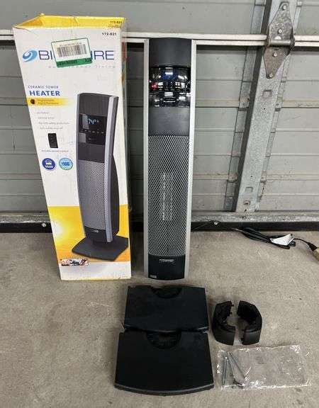 R Bonaire Ceramic Tower Heater Programable Digital Thermostat Kraft Auction Service LLC