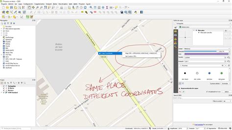 Coordinate System Csv Projection Not Aligned With Qgis Osmap Geographic Information Systems