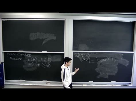 Free Video Discussing The Haar Measure From Fields Institute Class Central