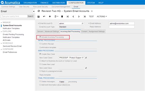 Customize Email Processing In Acumatica Acumatica Developers Blog